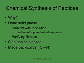 Amino Acids And Peptides | PPT