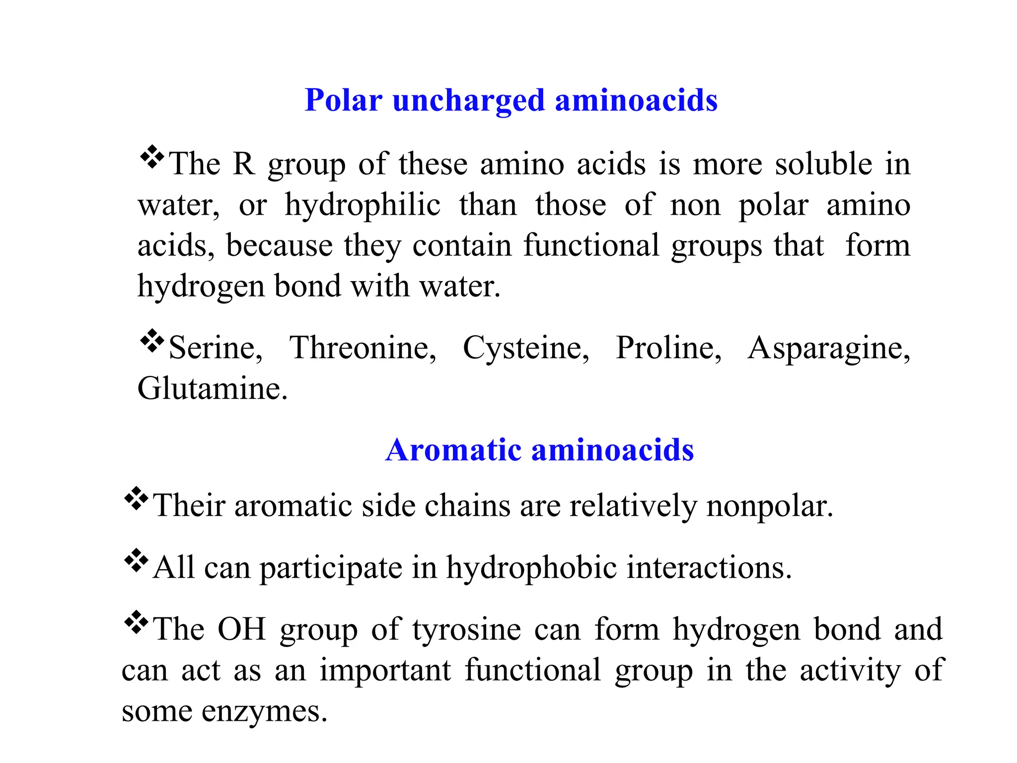 Aminoacids -properties and classification | PPT