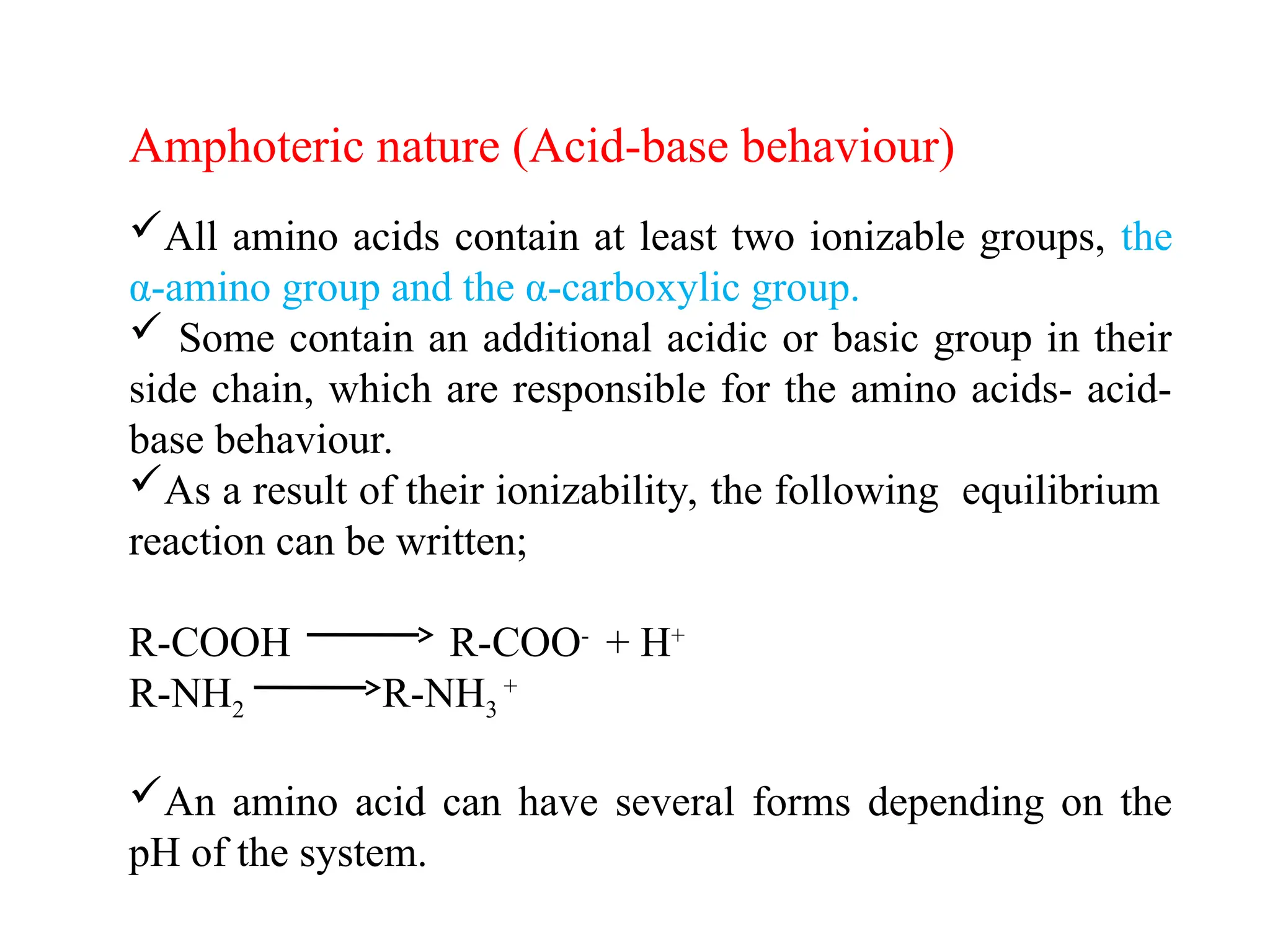 Aminoacids -properties and classification | PPT | Chemistry | Science