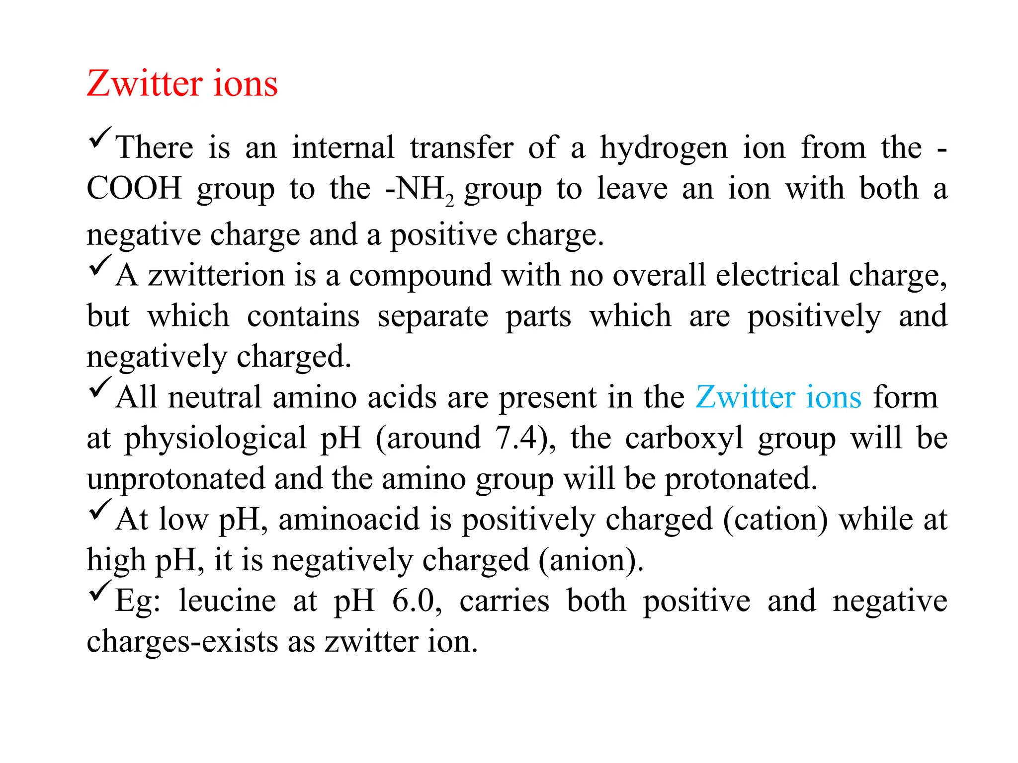 Aminoacids -properties and classification | PPT