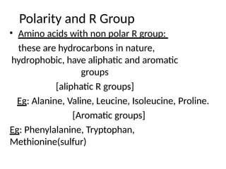 AMINO ACIDS CLASSIFICATION AND PROPERTIES.pptx