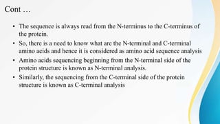 111 Amino acid sequencing by Desalegn.pptx