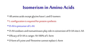 Amino acids in chicken production | PPSX | Digestive Disorders ...