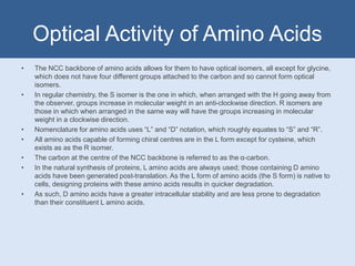 Amino acids, peptides and proteins | PPTX