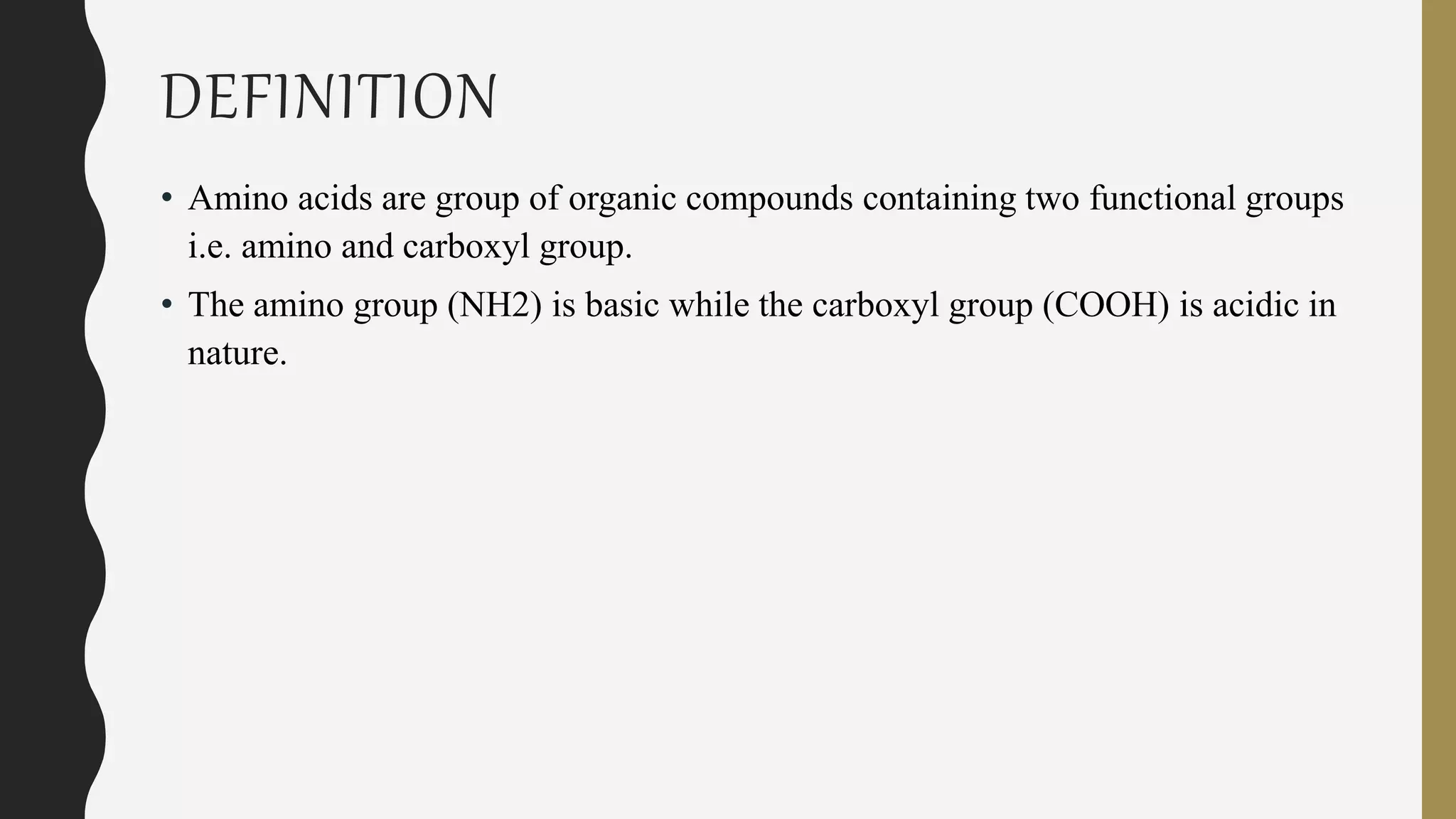 Aminoacids presentation | PPT