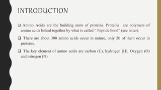 Aminoacids presentation | PPTX