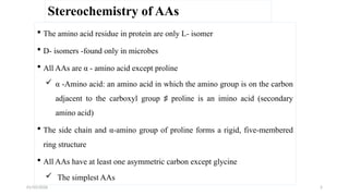 Amino acids & proteins (1).pptx kyyfuvrcutrxrxyutrtvyuo | PPTX