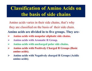 Amino acids structure | PDF | Chemistry | Science