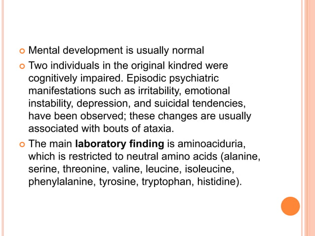 Aminoaciduria and organic aciduria in neurology | PPTX | Brain and ...