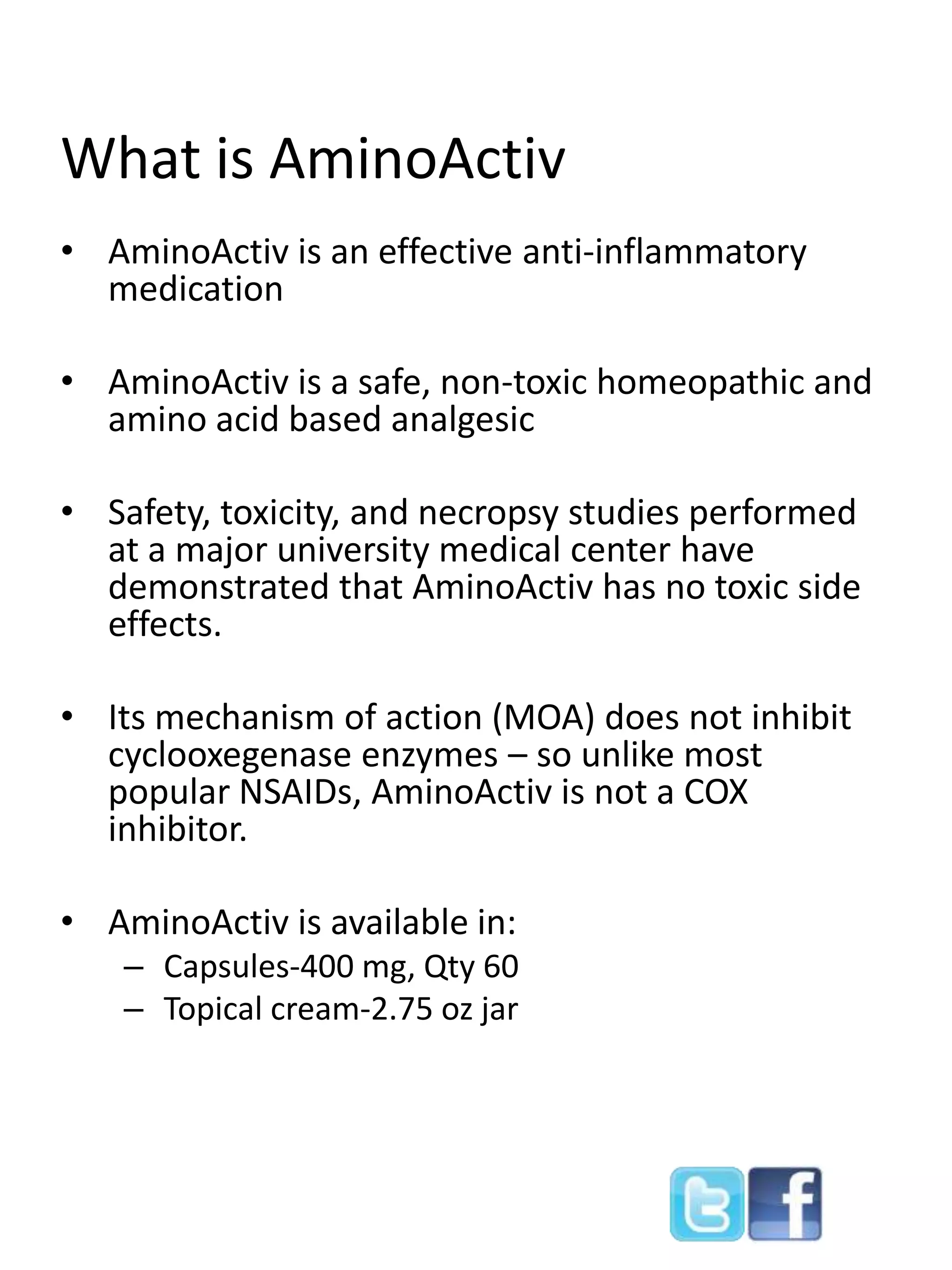 Amino activ basics | PPTX