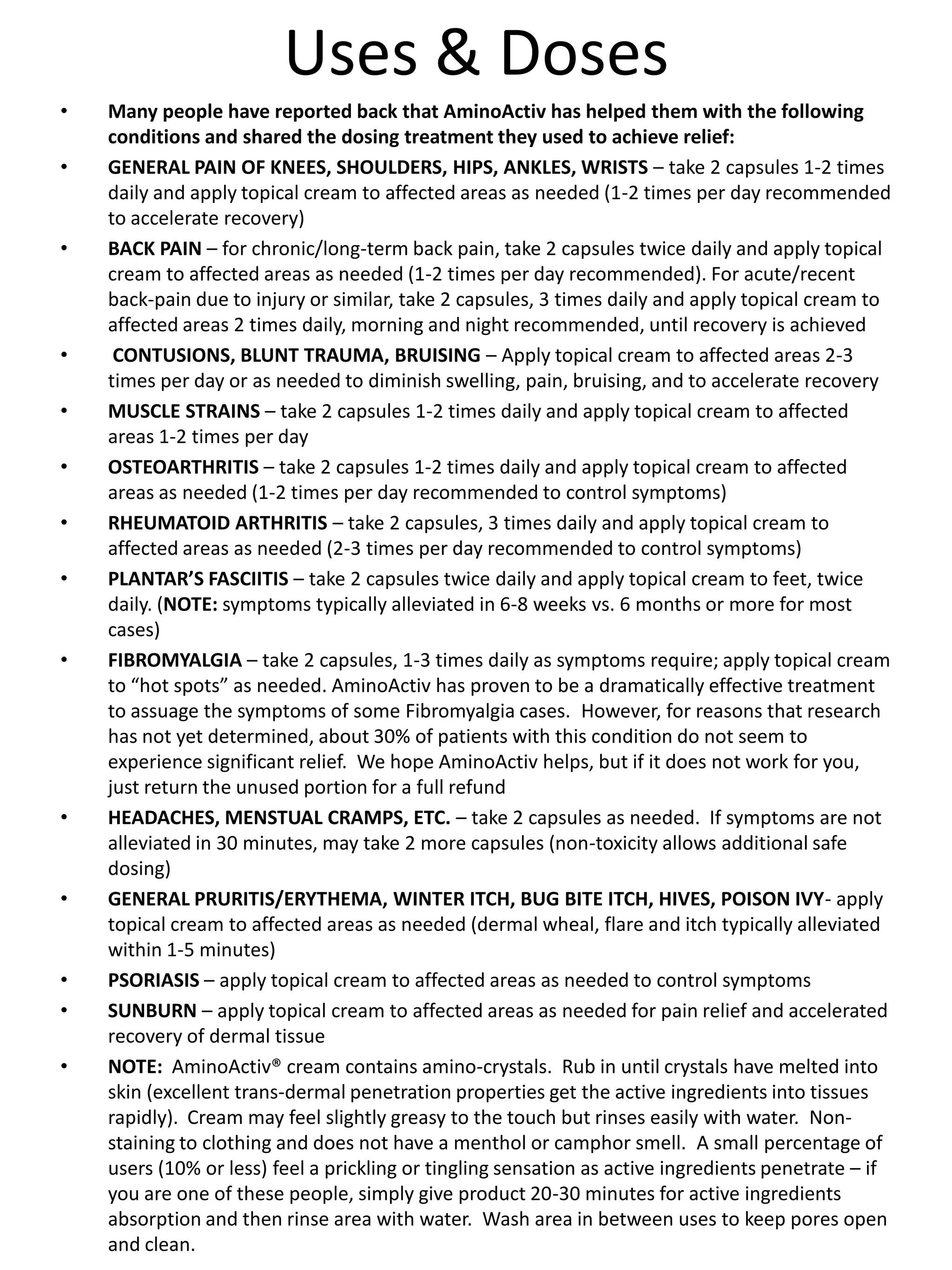 Amino activ basics | PPTX