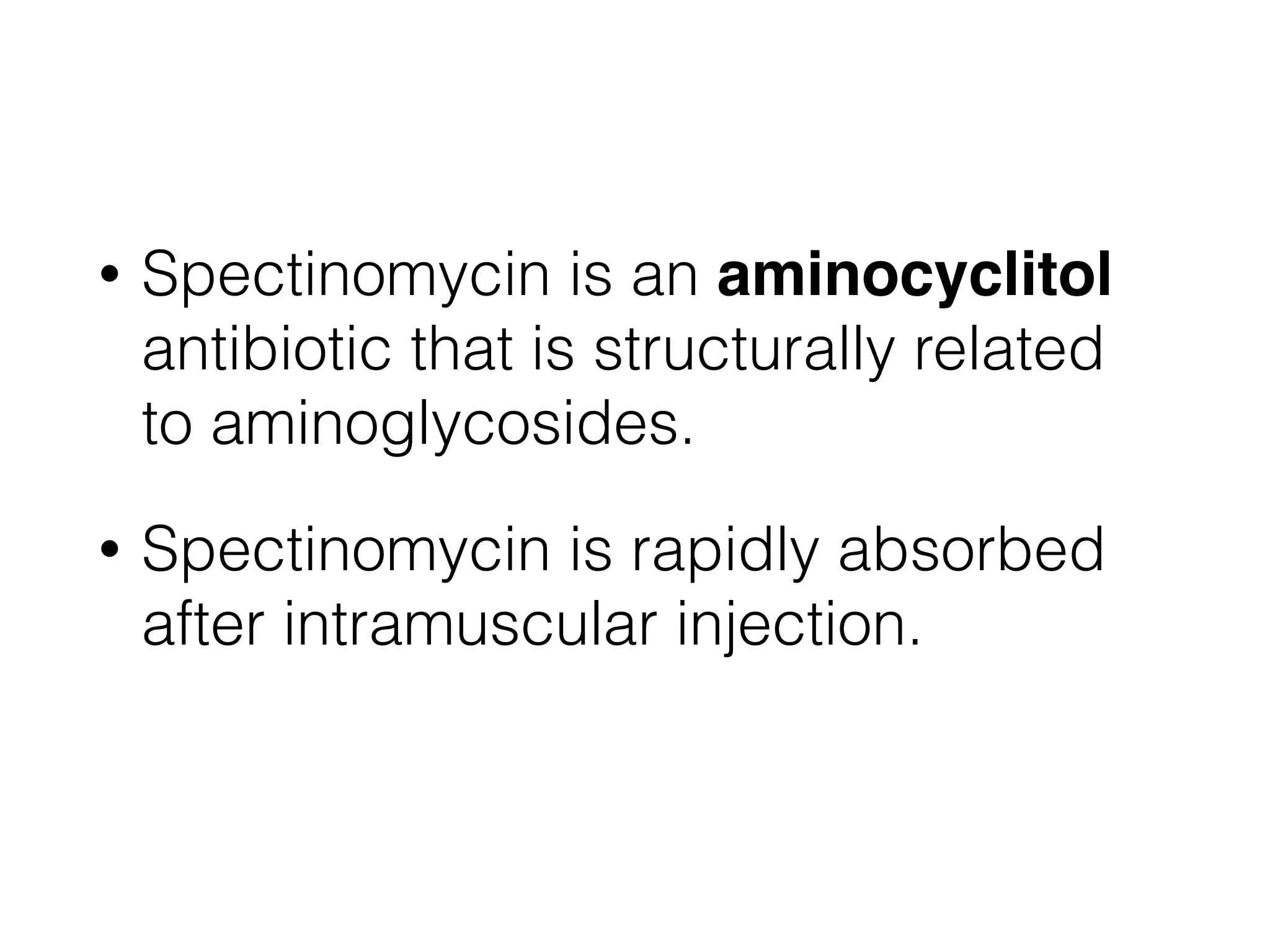 Aminoglycoside and spectinomycin | PDF