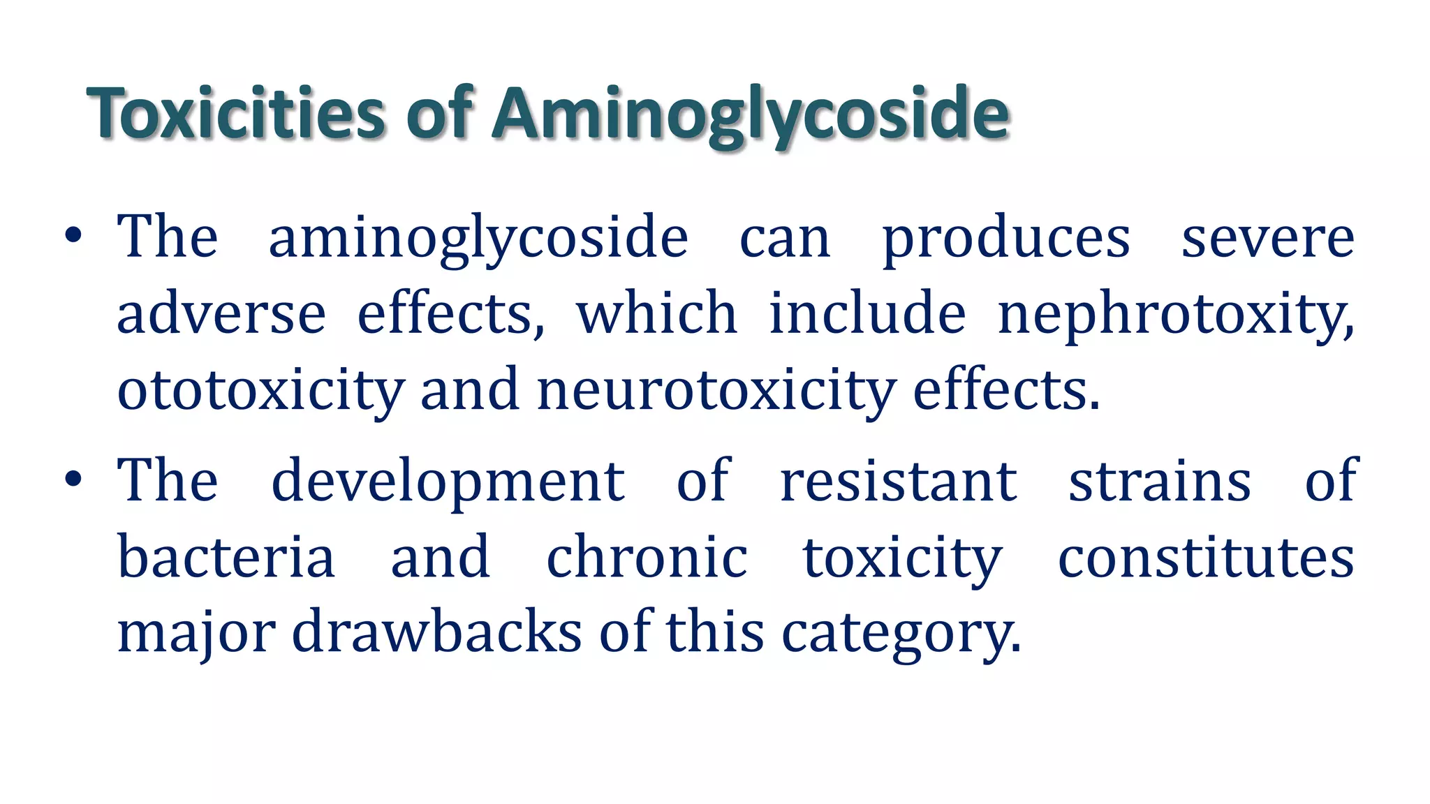 Aminoglycoside antibiotics | PDF