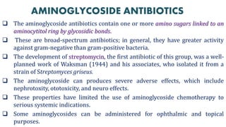 Aminoglycoside antibiotics | PDF