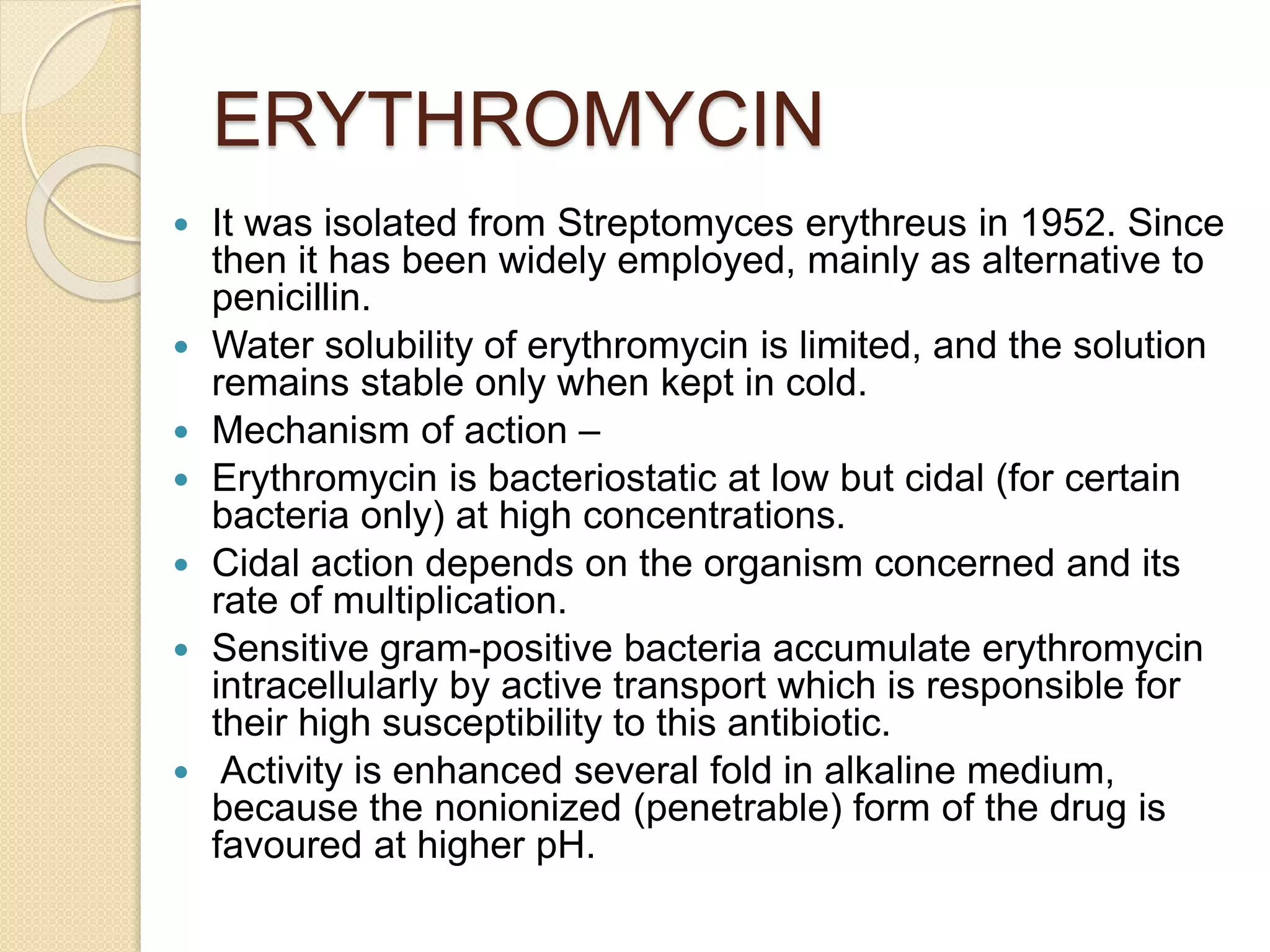 Aminoglycoside and macrolide antibiotics | PPTX