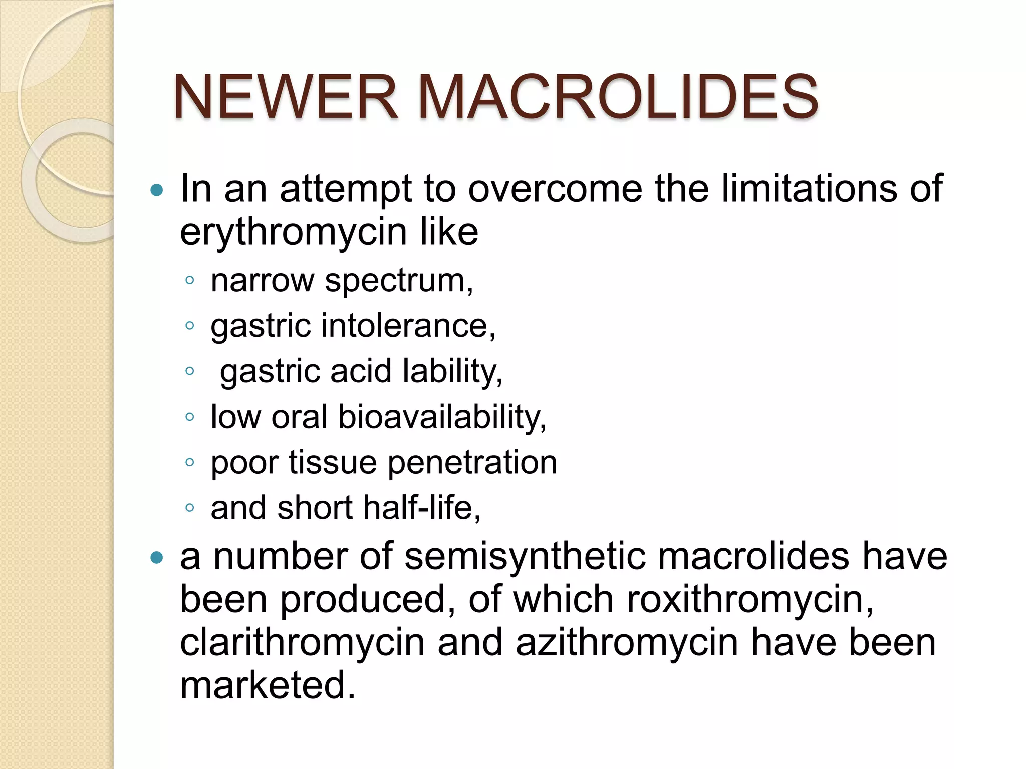 Aminoglycoside and macrolide antibiotics | PPTX