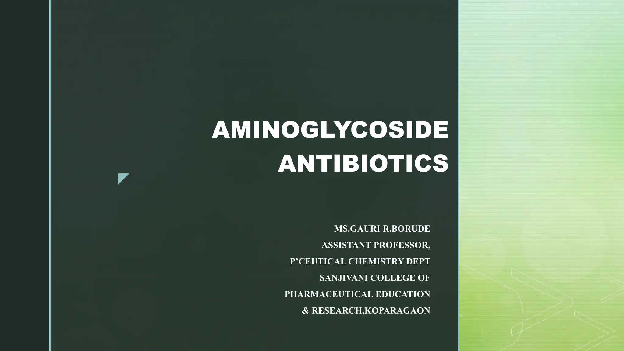 Aminoglycoside antibiotics.pptx