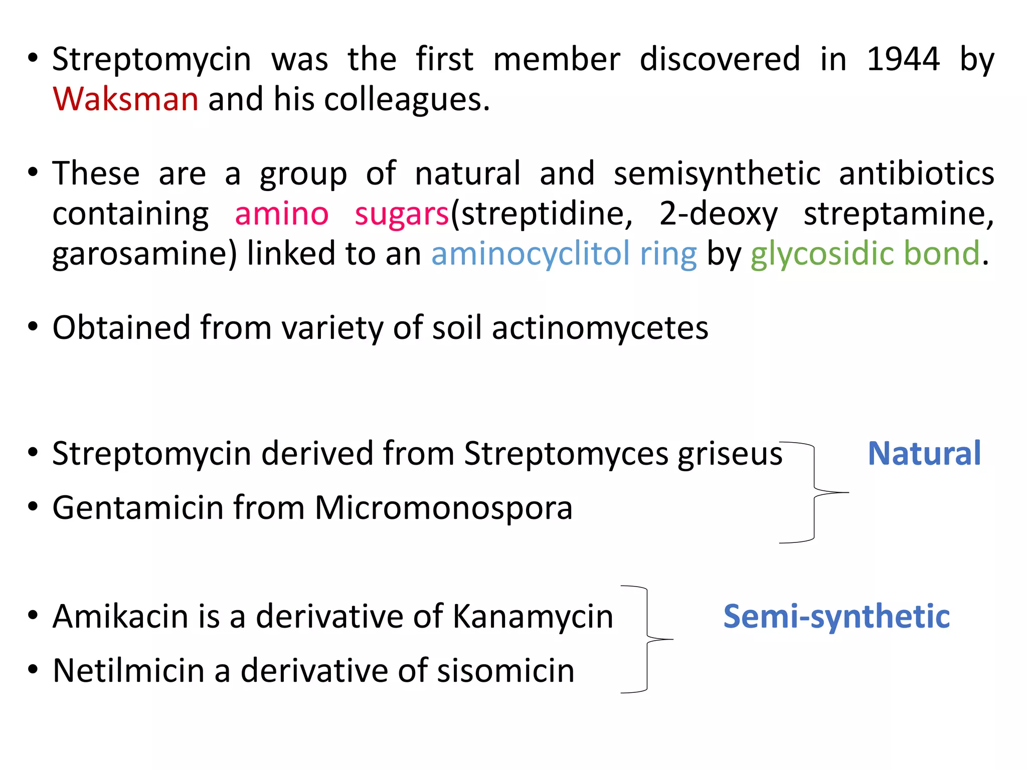Aminoglycoside by sumit | PPTX