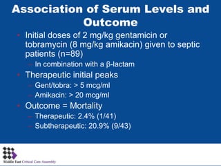 Aminoglycoside Pharmacokinetics/Pharmacodynamics | PPTX