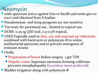 Aminoglycoside ppt | PPT