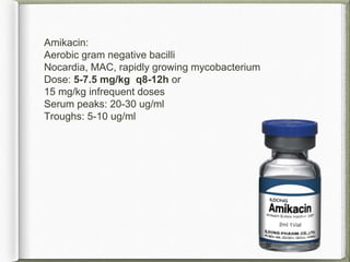 Aminoglycosides | PPTX