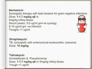 Aminoglycosides | PPTX