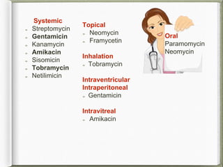 Aminoglycosides | PPT
