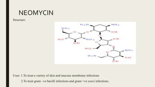 Aminoglycosides | PPTX | Chemistry | Science