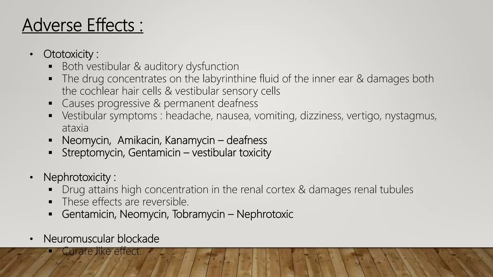 Aminoglycosides | PPTX