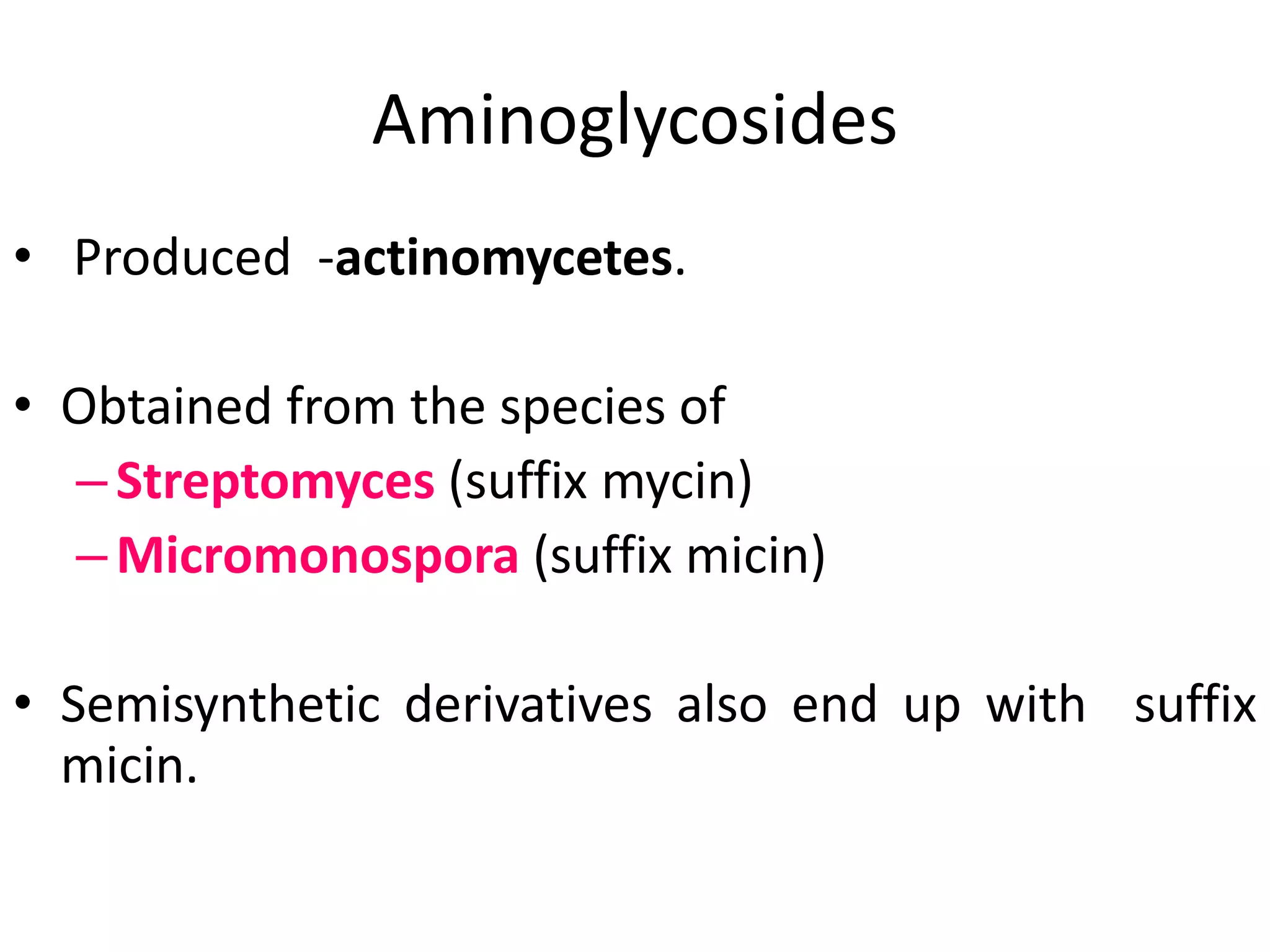 Aminoglycosides | PPT