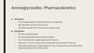 Aminoglycosides | PPTX