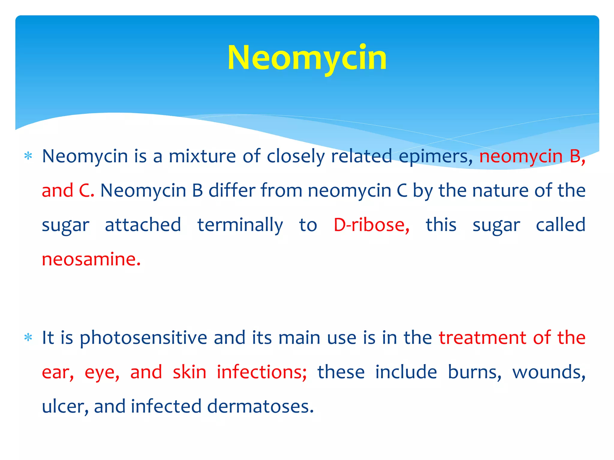 Antibiotics - Aminoglycosides | PPTX