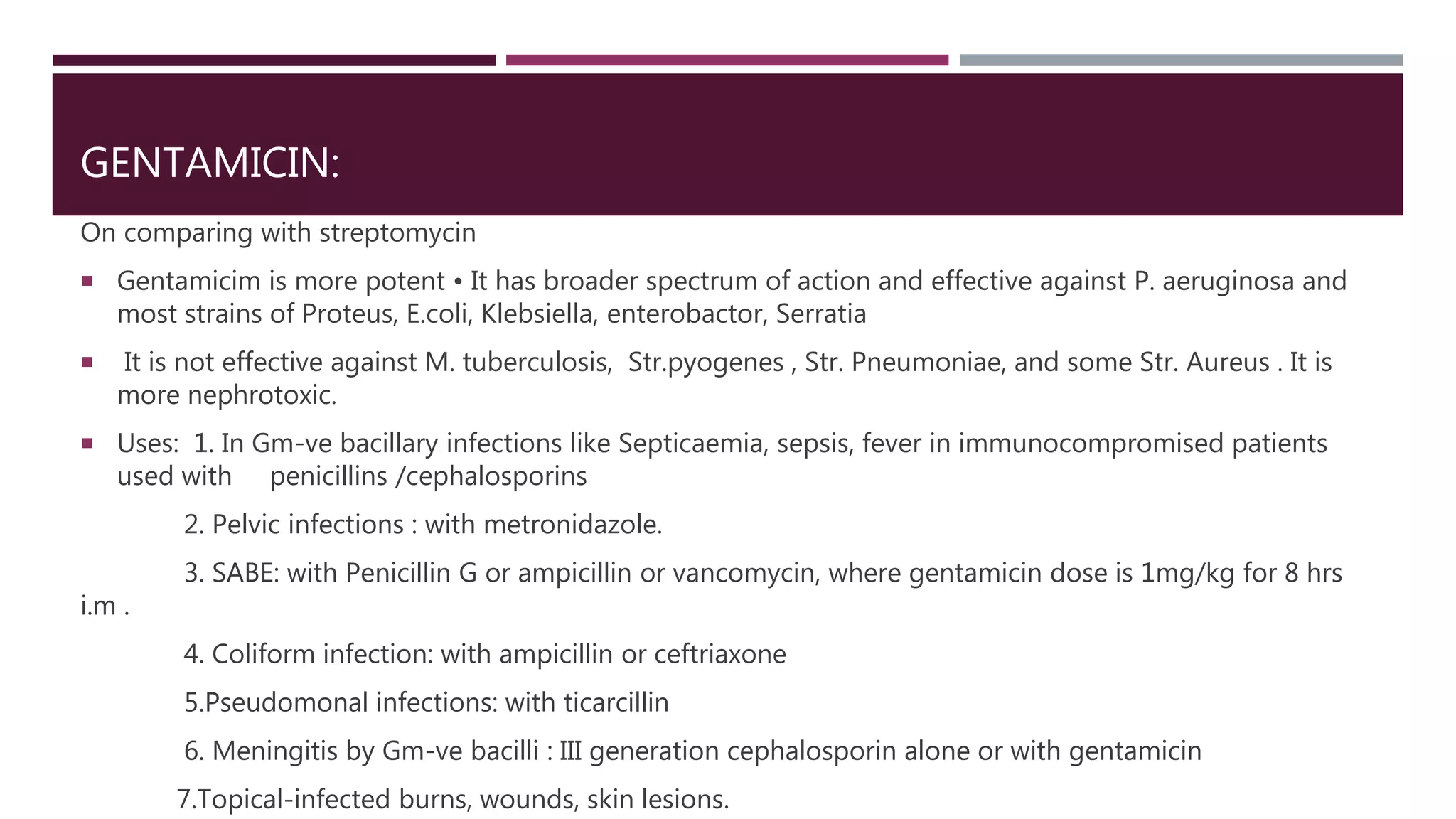 Aminoglycosides | PPTX
