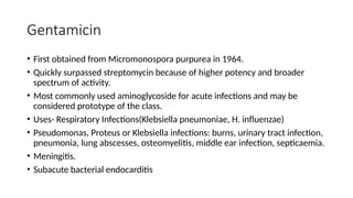Aminoglycosides-Streptomycin and other drugs.pptx