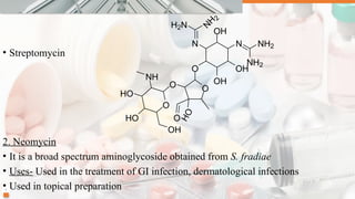 Aminoglycosides & tetracyclines Classification and SAR.pptx