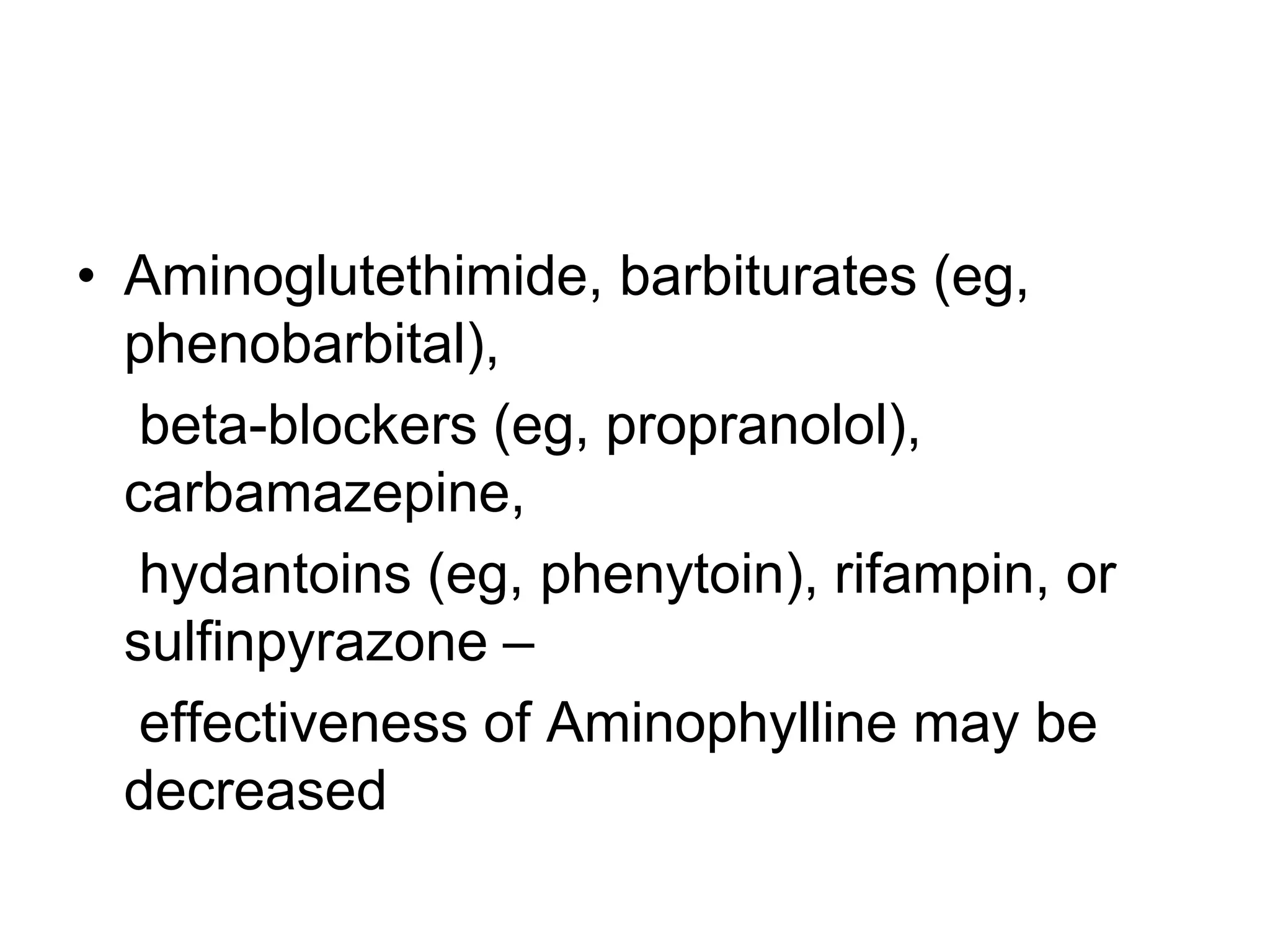 Aminophylline | PPT