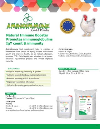 Aminorich poultry | PDF