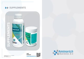 Aminorich catalogue 2021 | PDF