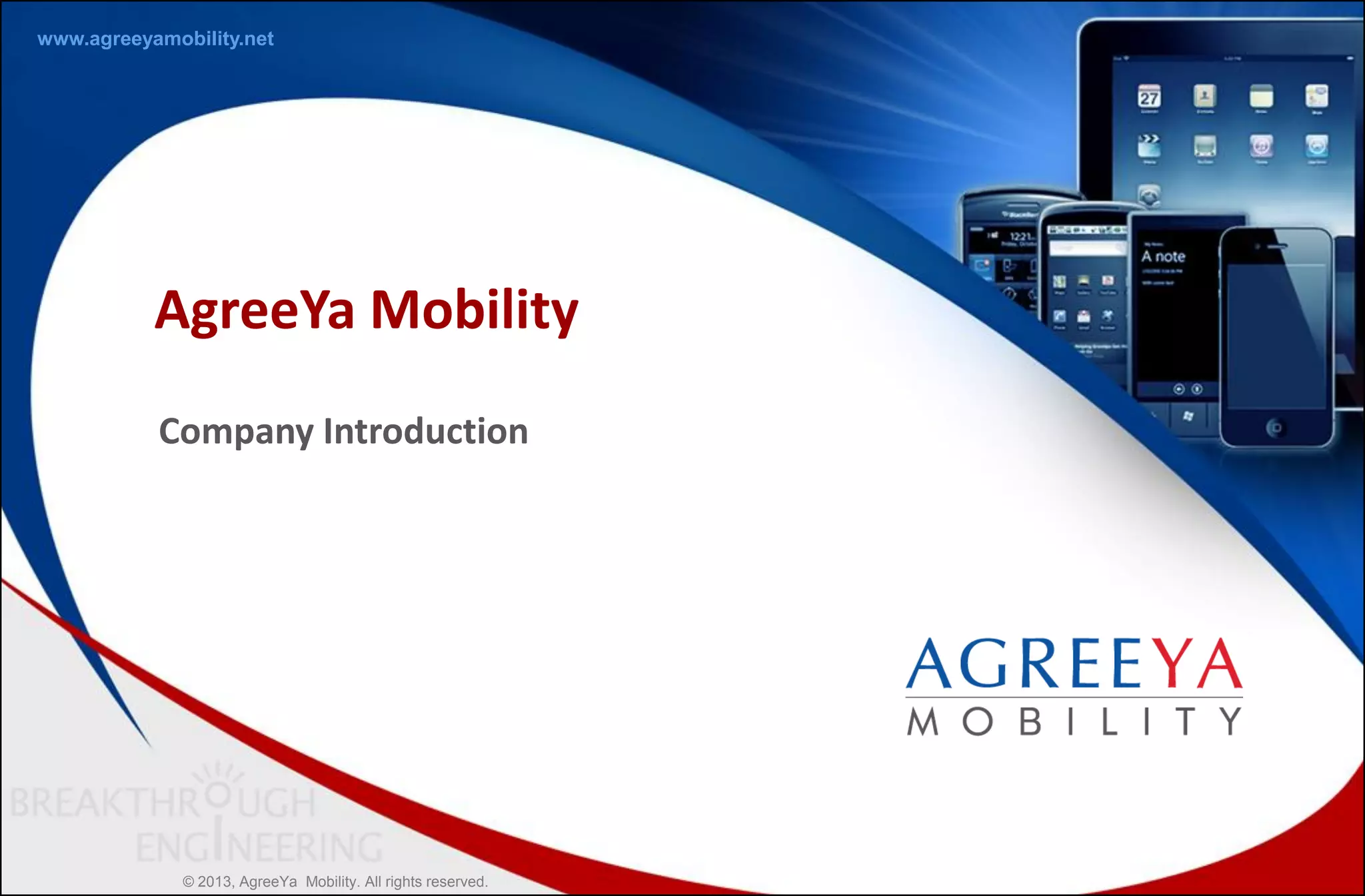 Agreeya Mobility Introduction | PPT