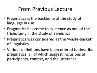 Language in Use | PPT