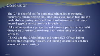 ICF and Neuromotor impairment | PPTX