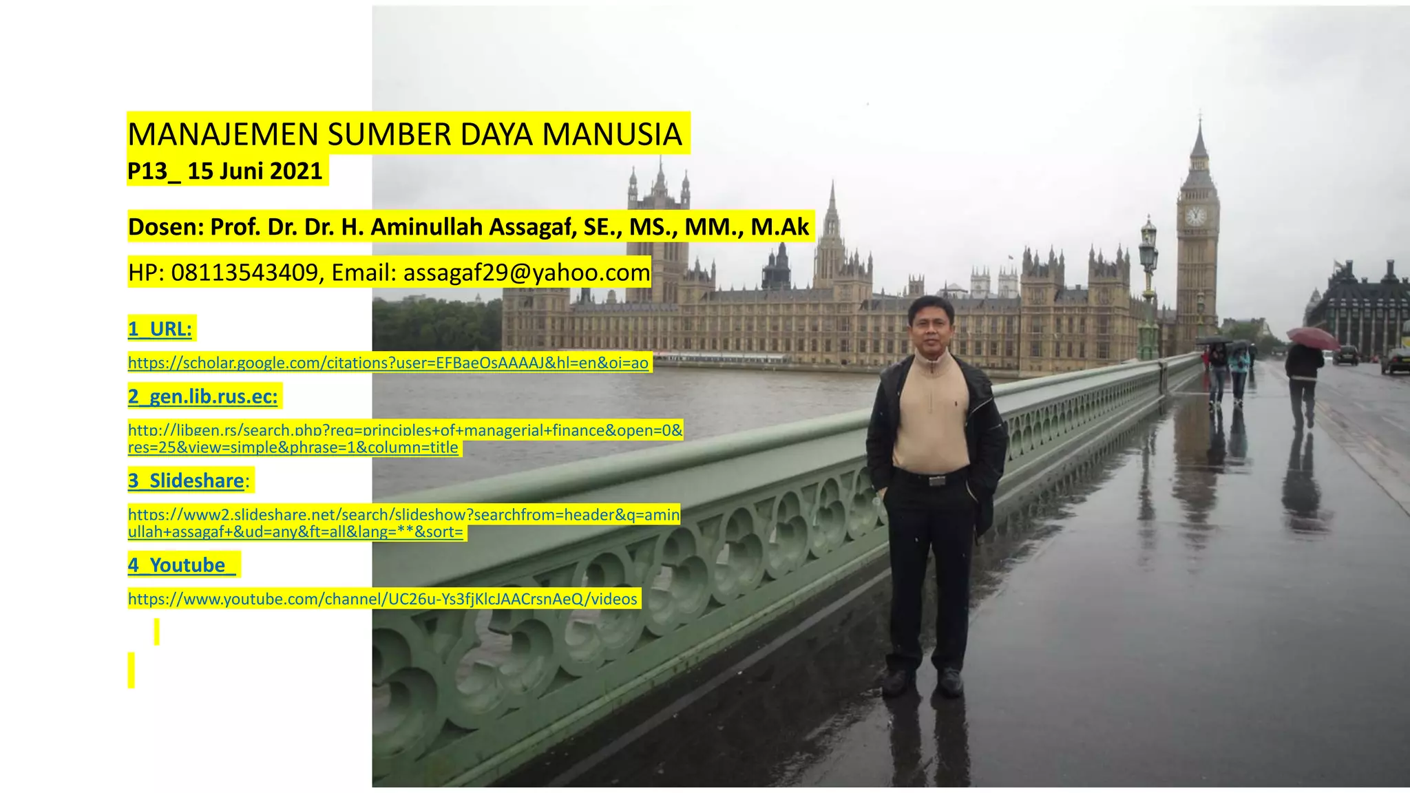 Aminullah assagaf msdm 13 | PPT