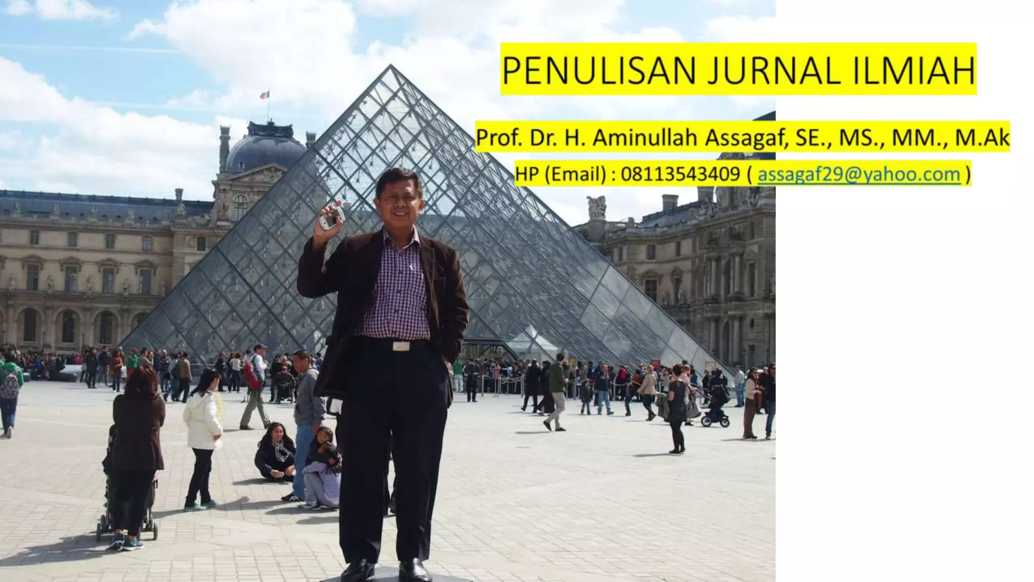 Aminullah assagaf penulisan jurnal ilmiah | PPT