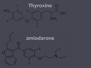 Amiodarone | PPTX | Thyroid Disorders | Endocrine and Metabolic Diseases