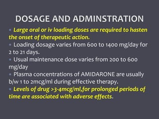 Amiodarone | PPTX