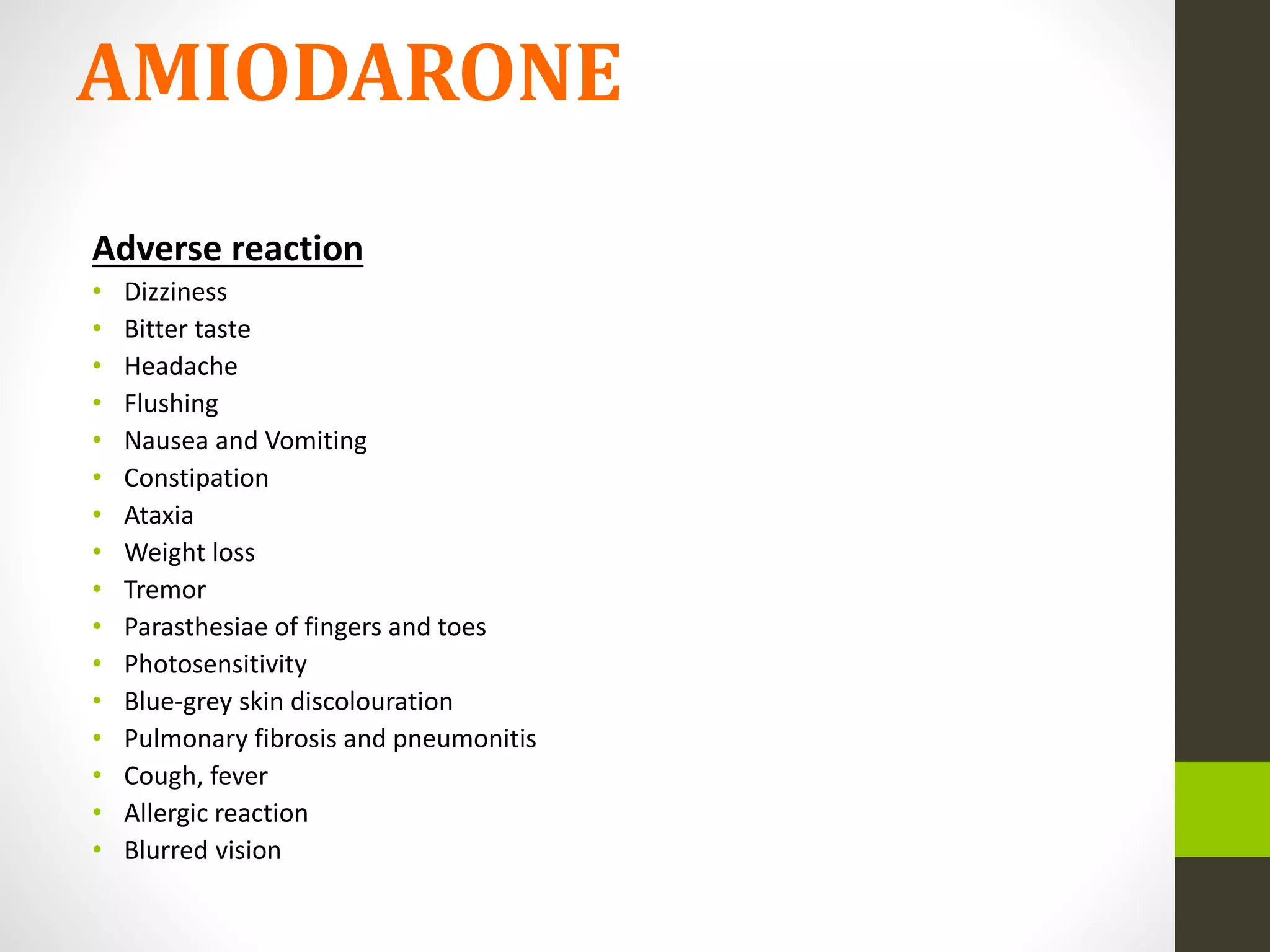 Amiodarone | PPTX