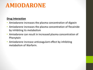 Amiodarone | PPTX