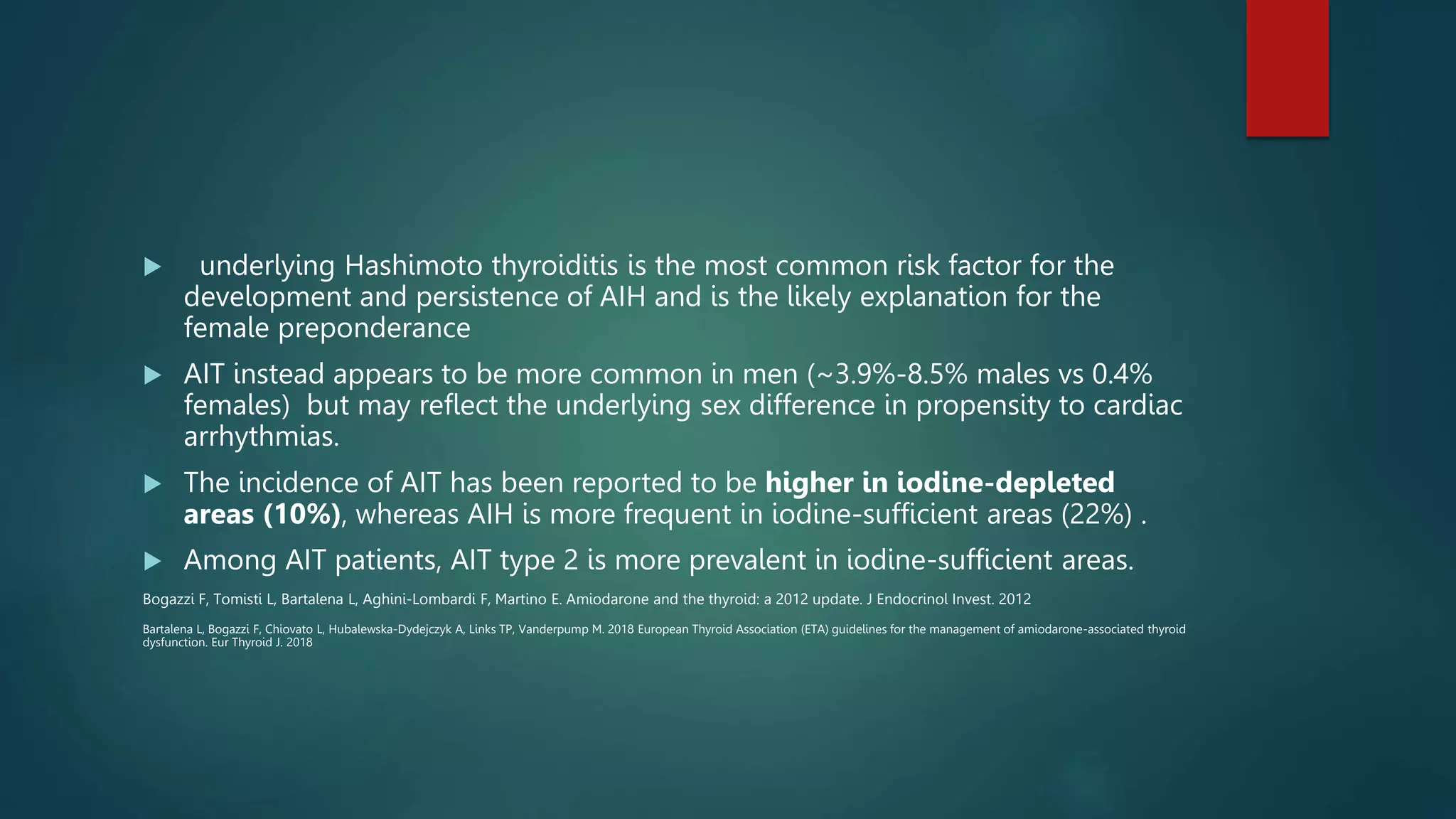 Amiodarone induced thyroiditis | PPTX