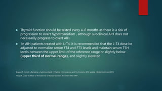 Amiodarone induced thyroiditis | PPTX