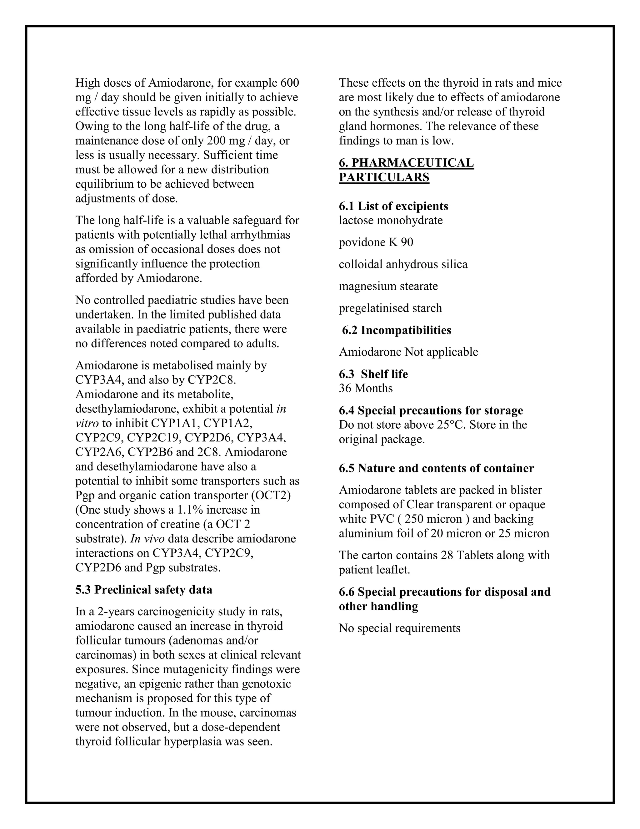 Amiodarone 200 mg tablets smpc taj pharmaceuticals | PDF